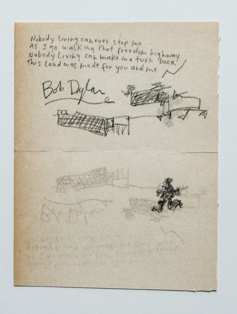 See Bob Dylan's Handwritten Manuscripts | Artful Living Magazine