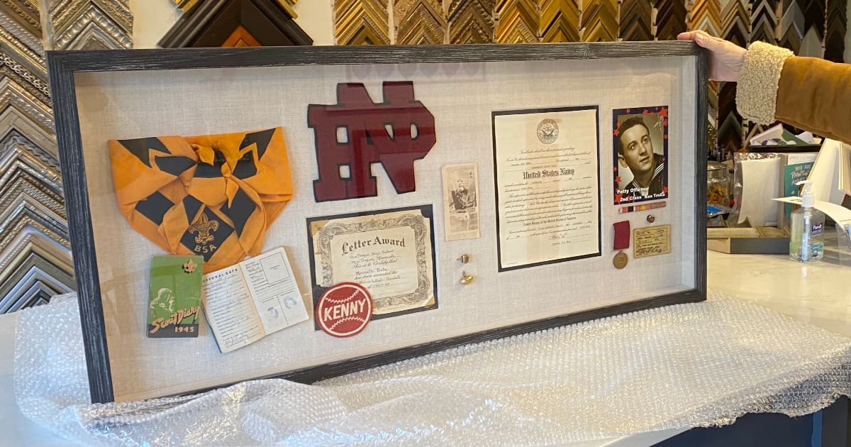 Preserve Your Special Memories with a Callahan Framing Co. Shadow Box ...